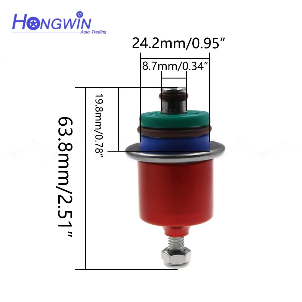 Adjustable Fuel Pressure Regulator: 3 5 Bar, Performance Upgrade For 1 ...