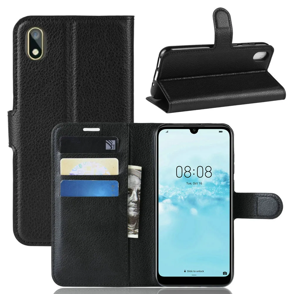 Wallet Phone Case Flip Leather Cover for Huawei Y5 2019 AMN-LX9 AMN-LX1 ...