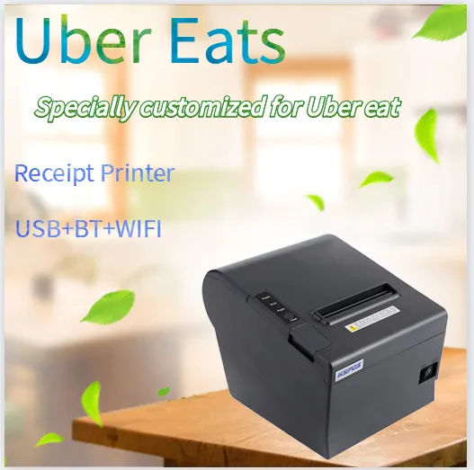 HSPOS Thermal Receipt Printer Compatible With UberEats and DoorDash ...