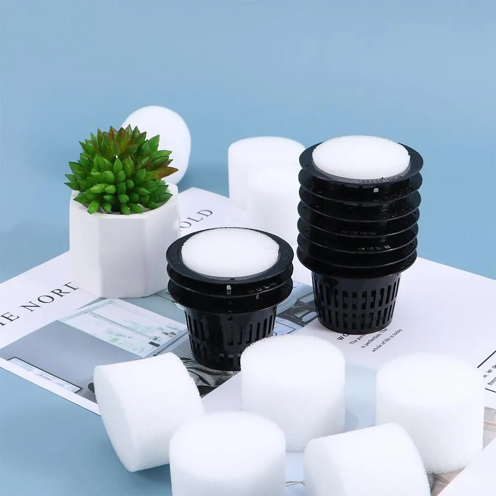 DHgate.com:10Pcs Mesh Pot Hydroponic Grow Basket for Plant Germination ...