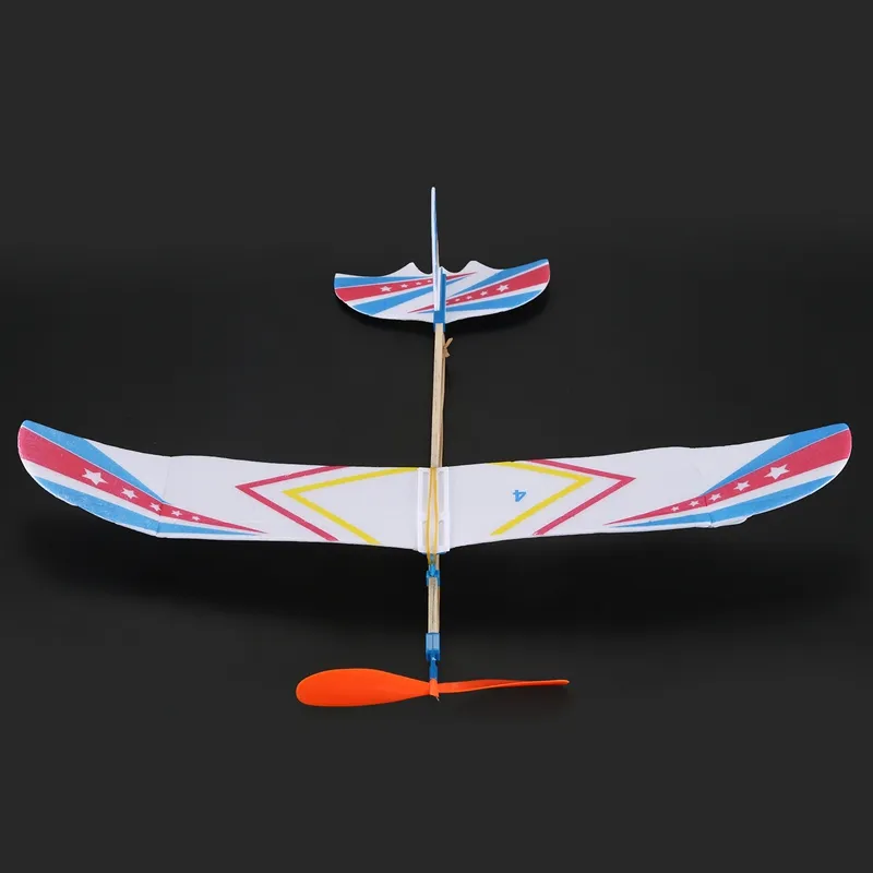 Elastic Rubber Band Powered DIY Foam Plane Model Kit Educational ...