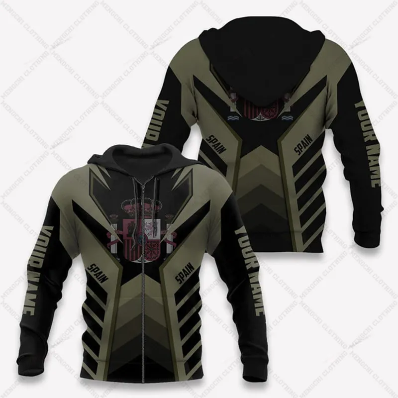 DHgate.com:3D Printed Spain Emblem Pullover Hoodie: Unisex Oversized ...