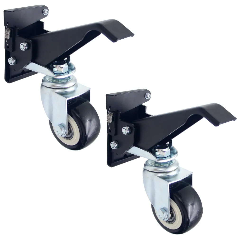 Heavy Duty Workbench Casters Kit: Retractable Adjustable Polyurethane ...