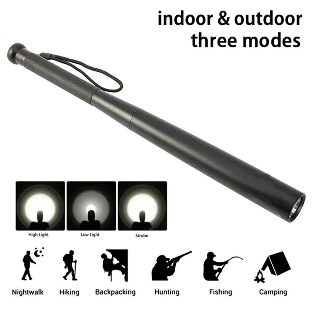 DHgate.com:Tactical Self-Defense Baseball Bat with Flashlight: Protect ...