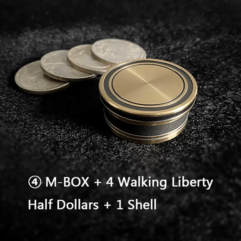 DHgate.com:M-BOX (Half Dollar) Magic Tricks Coin Appear Vanish Magia ...