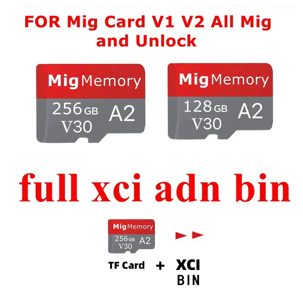 Use For Mig Card V1 V2 128G 256G SD is fulled with XCI and BIN Please ...