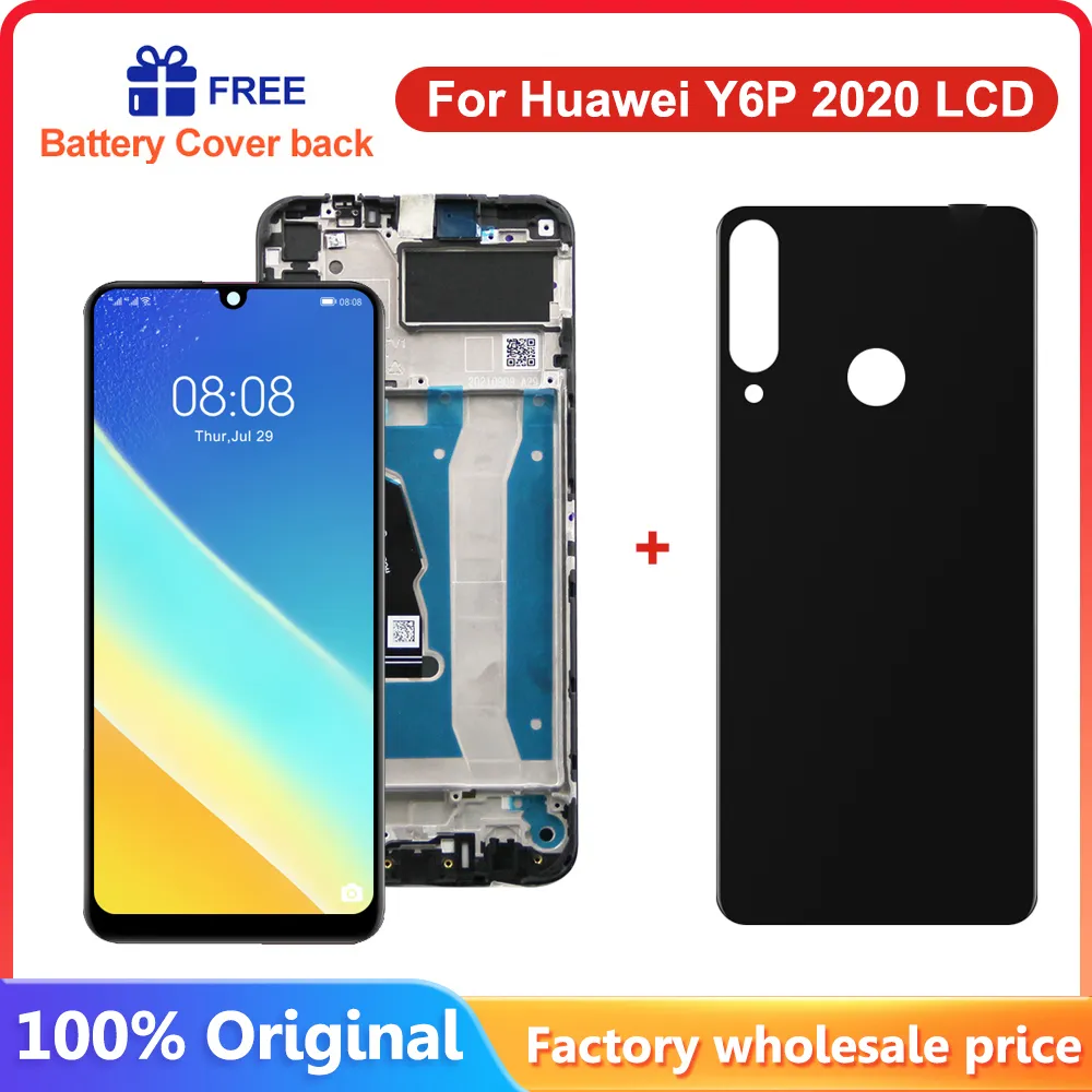 3 in Original LCD Display and Touch Screen Replacement for Huawei Y6P ...