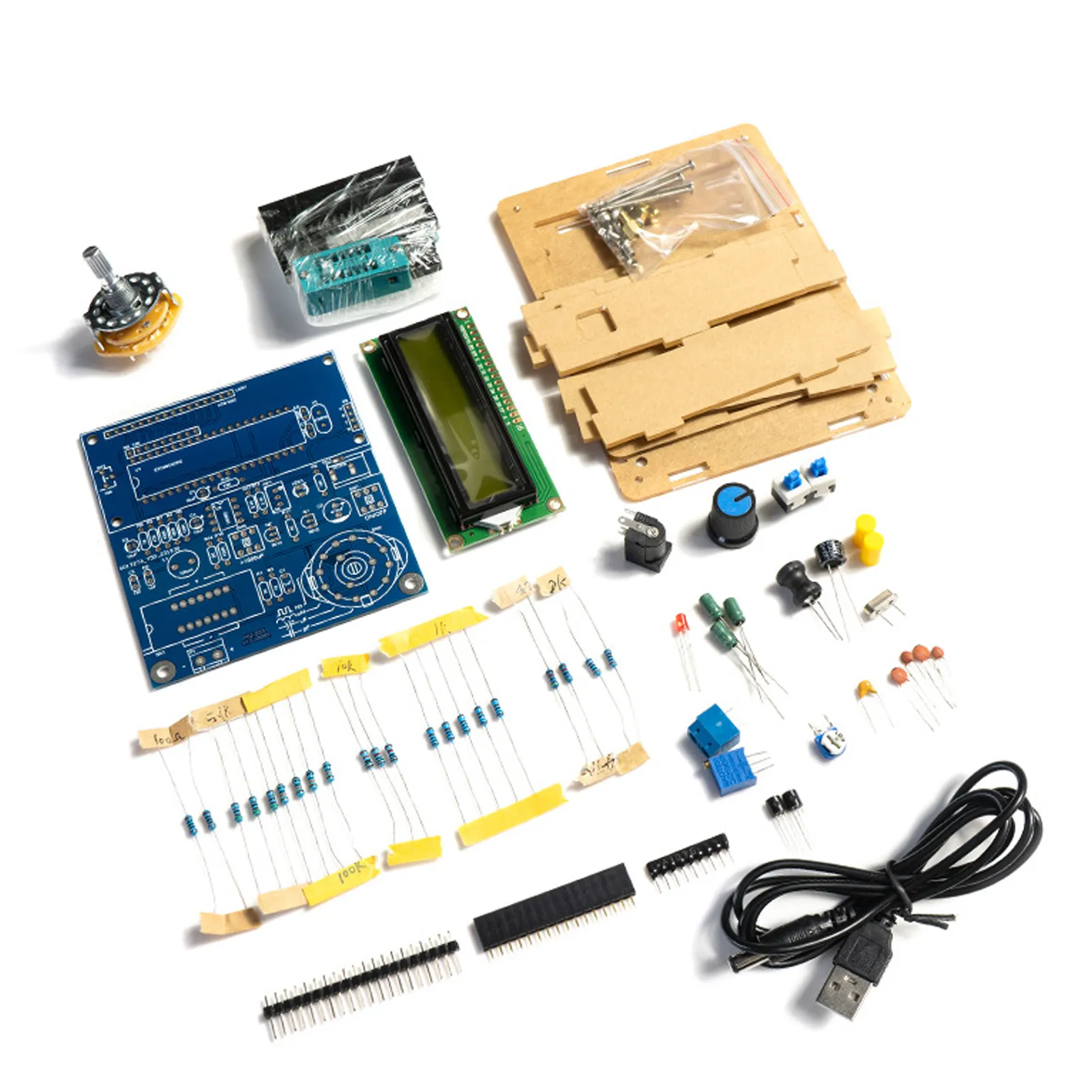 Capacitance Inductance Frequency Measurement Meter DIY Electronics Kit ...