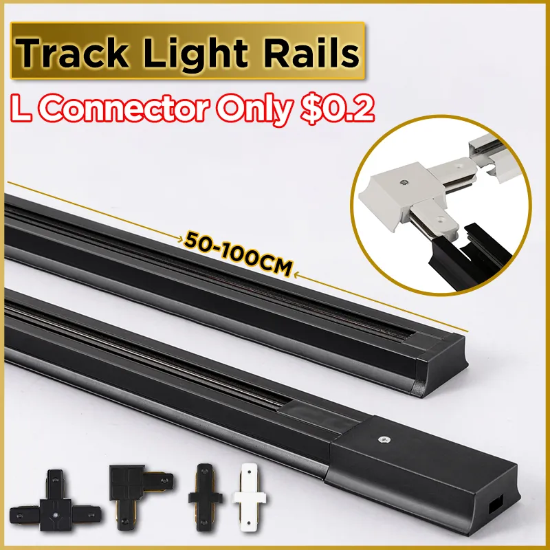 Track Lighting System: Dimmable LED Ceiling Track Lights, 2 Wire ...