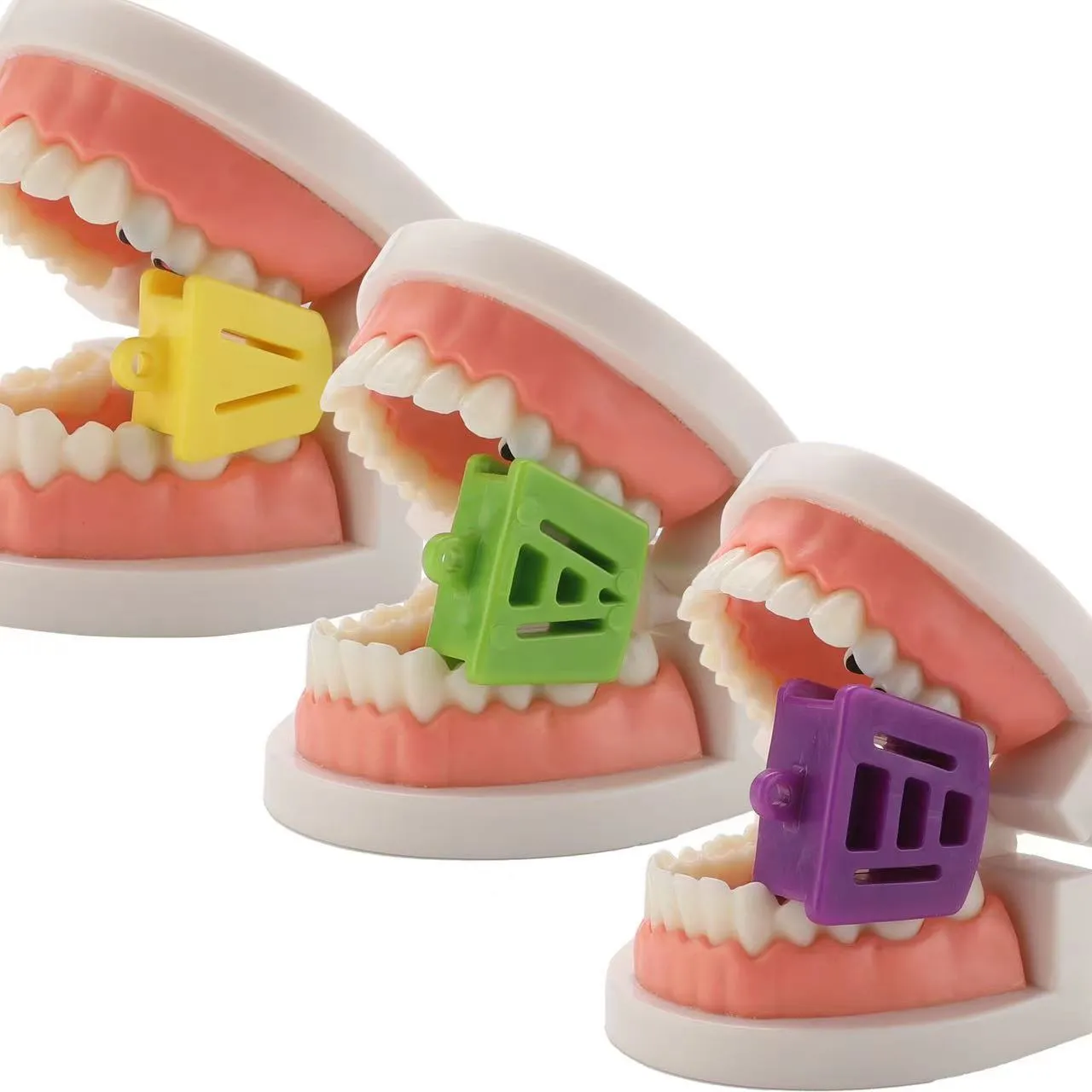 Dental Occlusal Pad Rubber Bite Opener Blocks Mouth Prop - Orthodontic ...