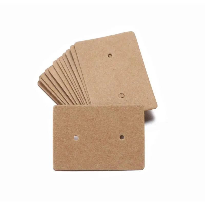 Earring Display Cards: Kraft Paper Earring Hang Tags, Ear Studs Hang ...