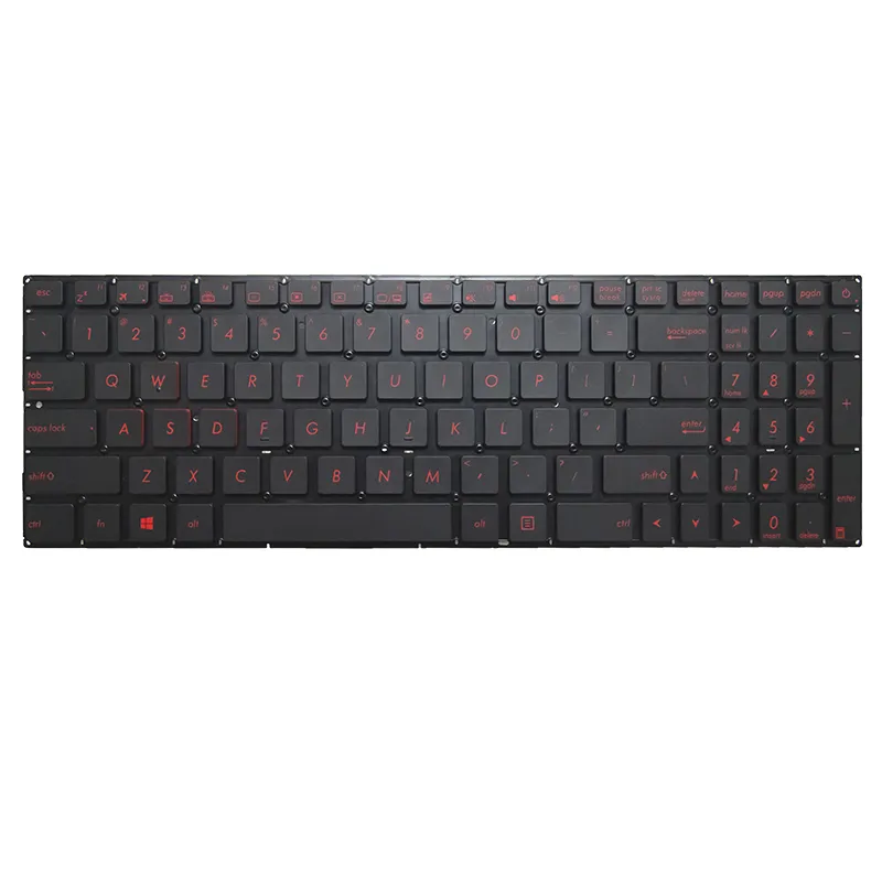 US Backlit Keyboard for ASUS GL702 GL702VT GL702VM Standard English ...