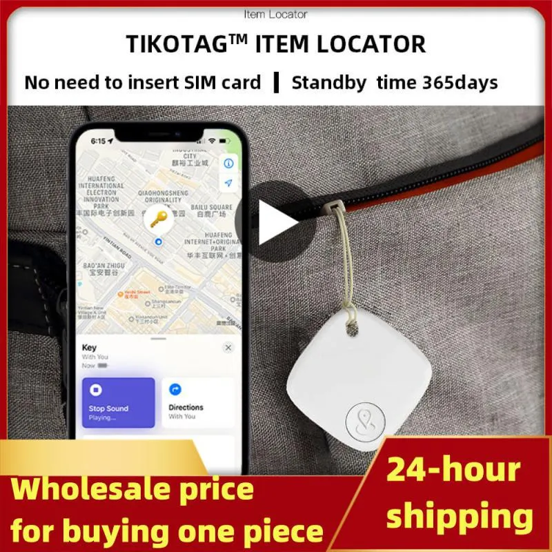 UpgradedBluetooth Smart Tag Mini GPS Tracker for Keys, Pets, Wallet ...
