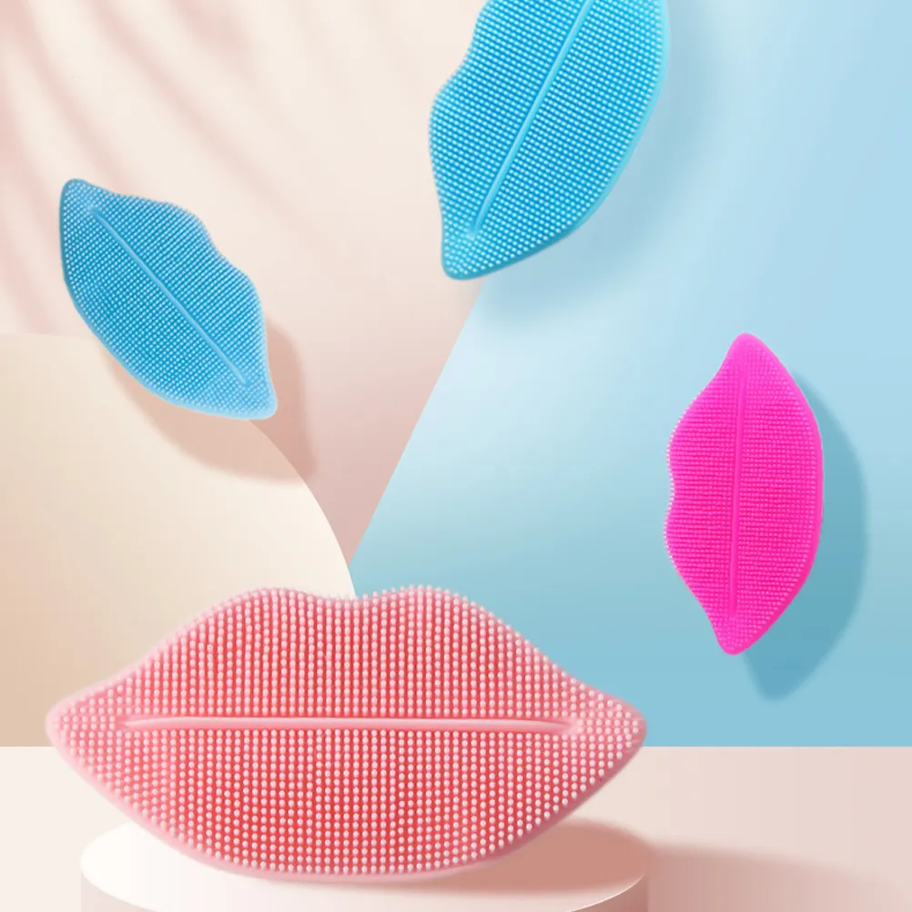 3-Pack Silicone Face Scrubbers - Mini Soft Cleansing Brushes for Deep ...