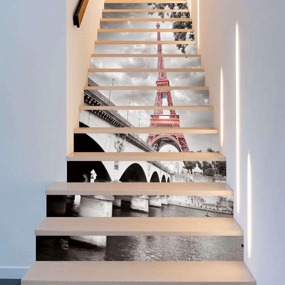 29 Style DIY Staircase Sticker For To The Second Floor Decorative Art ...