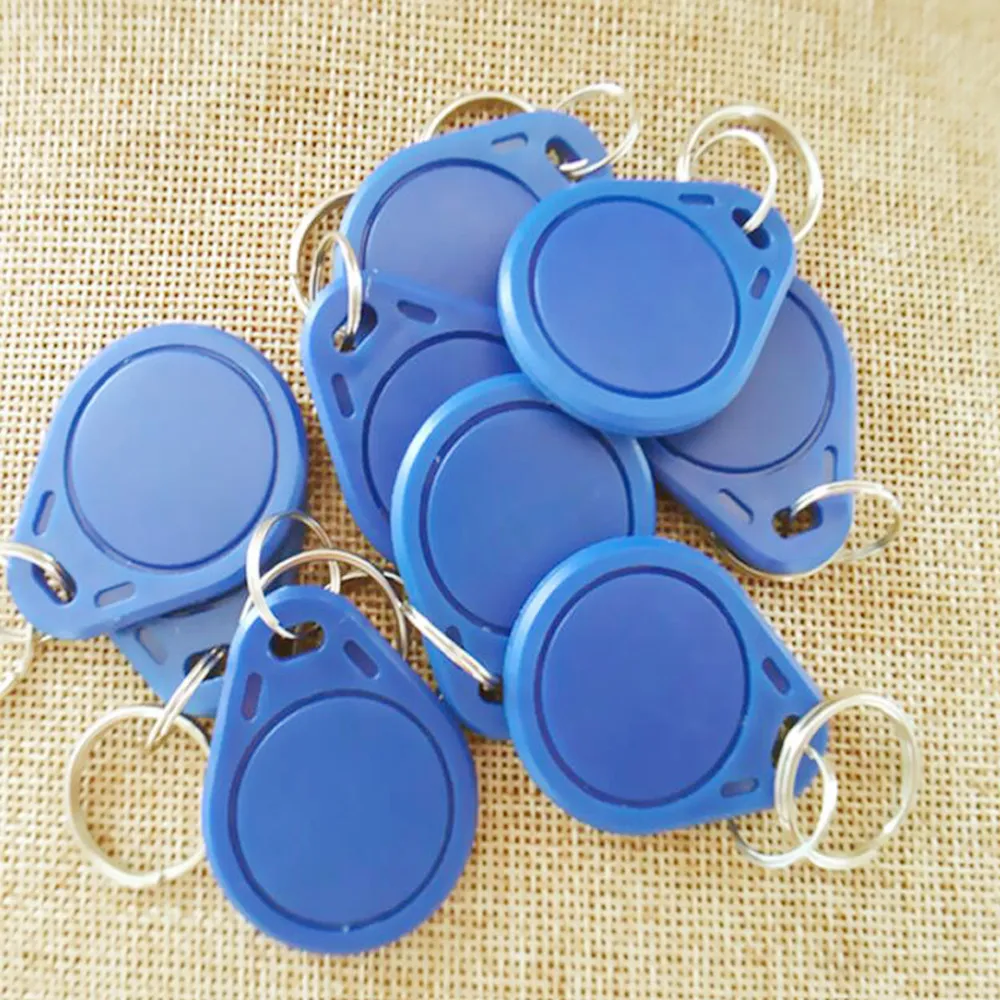 100-Pack Changeable Smart Keyfobs, 13.56MHz IC Clone Cards, Copy IC Key ...