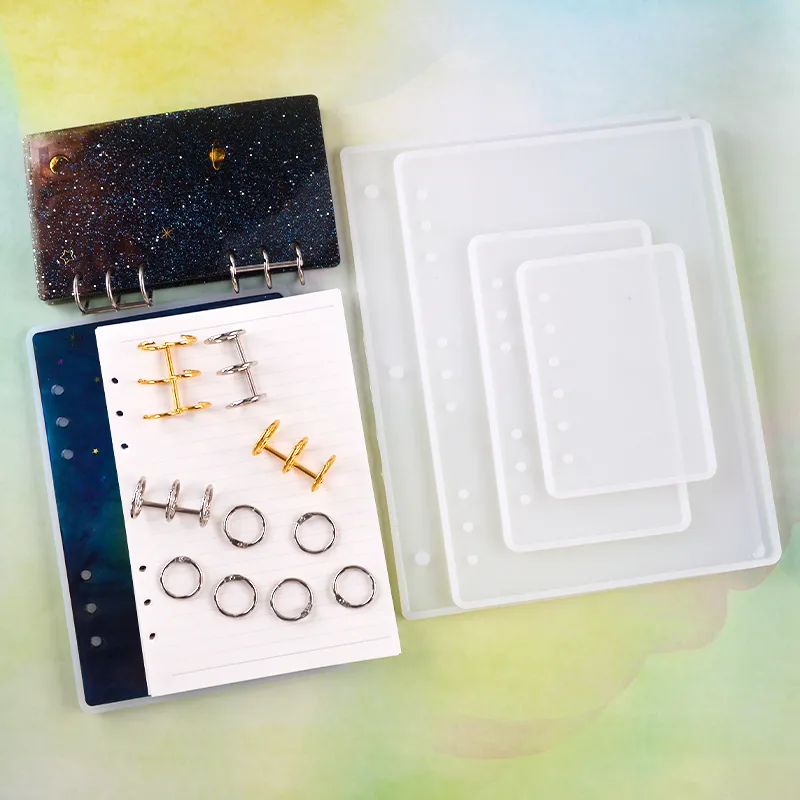 Resin Craft Silicone Molds for DIY Notebook Covers A7 A6 A5 B5 UV Epoxy ...