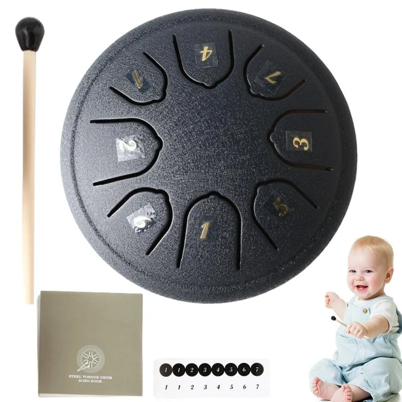 Balmy Drum For Kids, Steel Drum Instrument, 8 Notes, 4 Inch Drums For ...