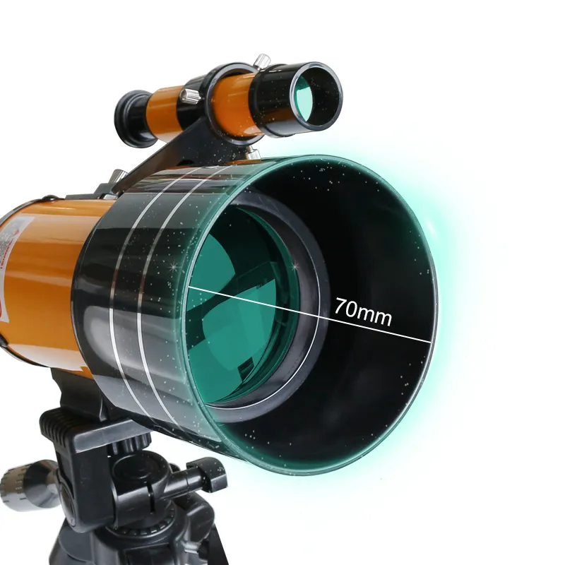 150X Refractive Astronomical Telescope with Phone Clip, Outdoor HD ...