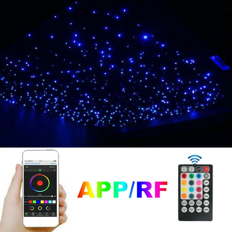 10W Smart RGBW LED Star Ceiling Light Engine Driver with 2M Fiber Optic ...