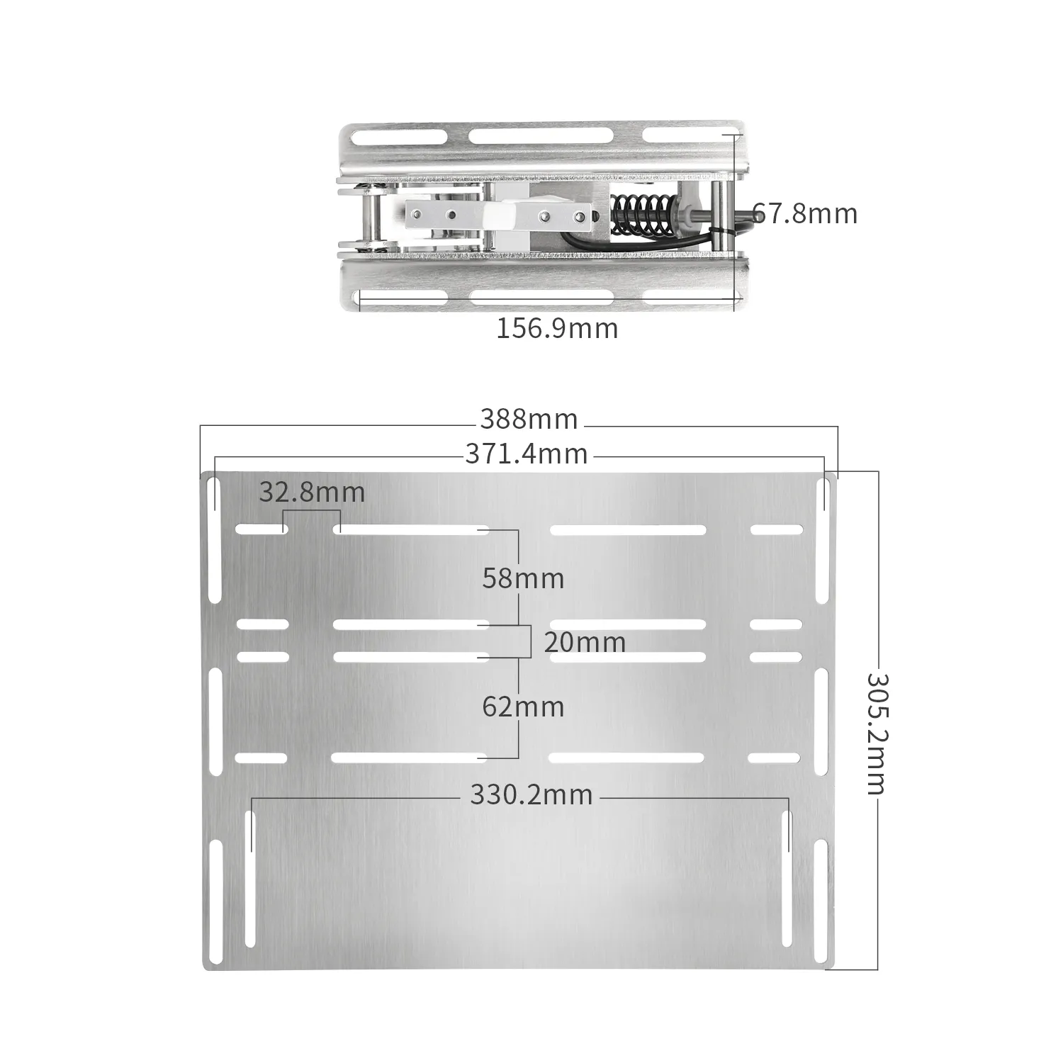 Universal Sim Pedals Plate | 2024 Model | Aluminum Pedal Mount Pedal ...