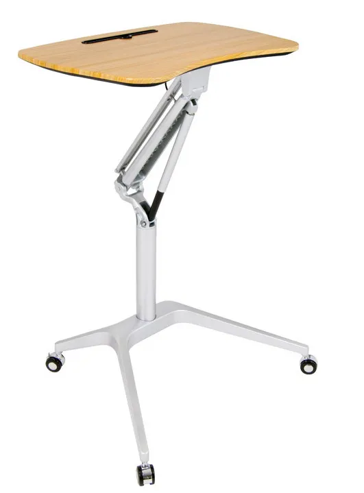 Foldable Hydraulic Pneumatic Mobile Computer Desk with Lifting Table ...