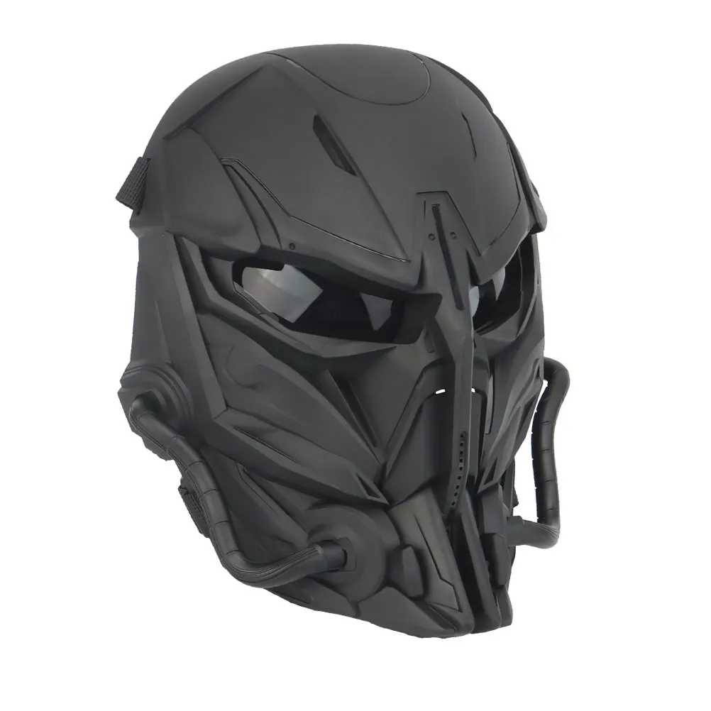 Cyberpunk Gothic Mask, Full Face Robot Mask For Halloween, Futuristic ...