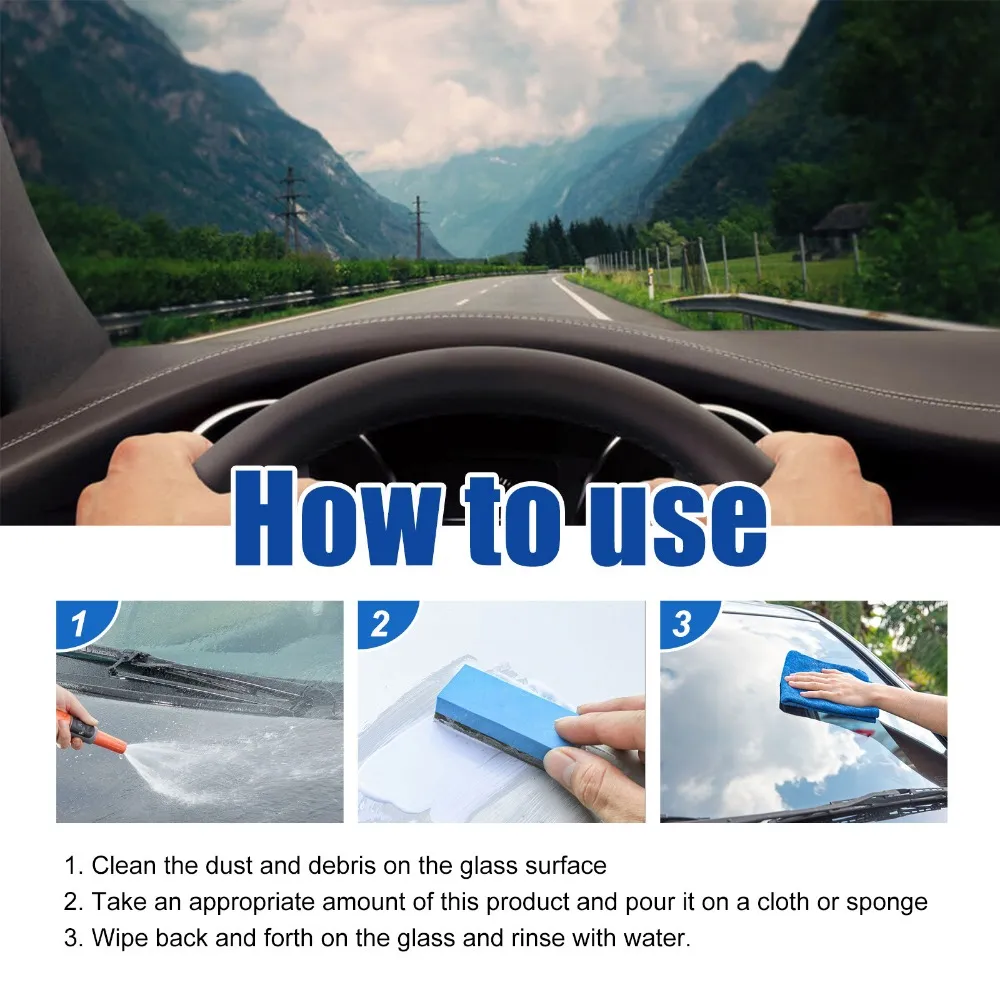 2024 Advanced Car Glass Oil Film Remover - Waterproof, Rainproof, Anti ...