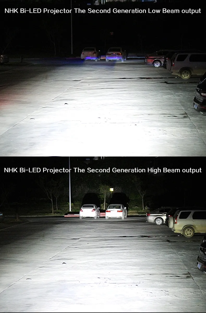 NHK Bi H7 Led Projektor Second Generation 3.0inch LHD Low Beam 40W High Beam 50W 5500K LED ...