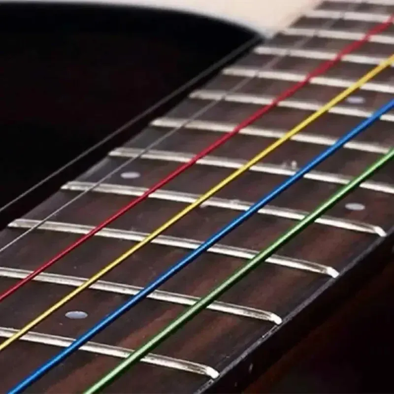 DHgate.com:2024 Colored Acoustic Guitar Strings Kit, Copper Core Guitar ...