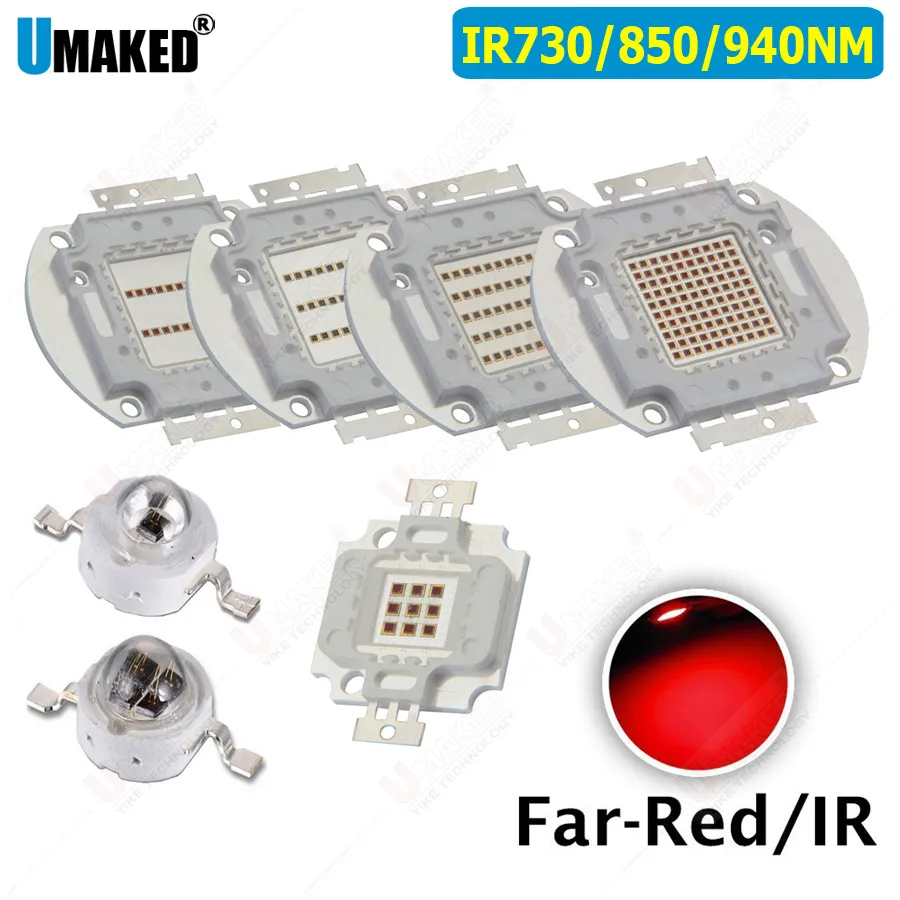 DHgate.com:High-Power LED Chip Infrared Far Red Light Bulb, SMD COB ...