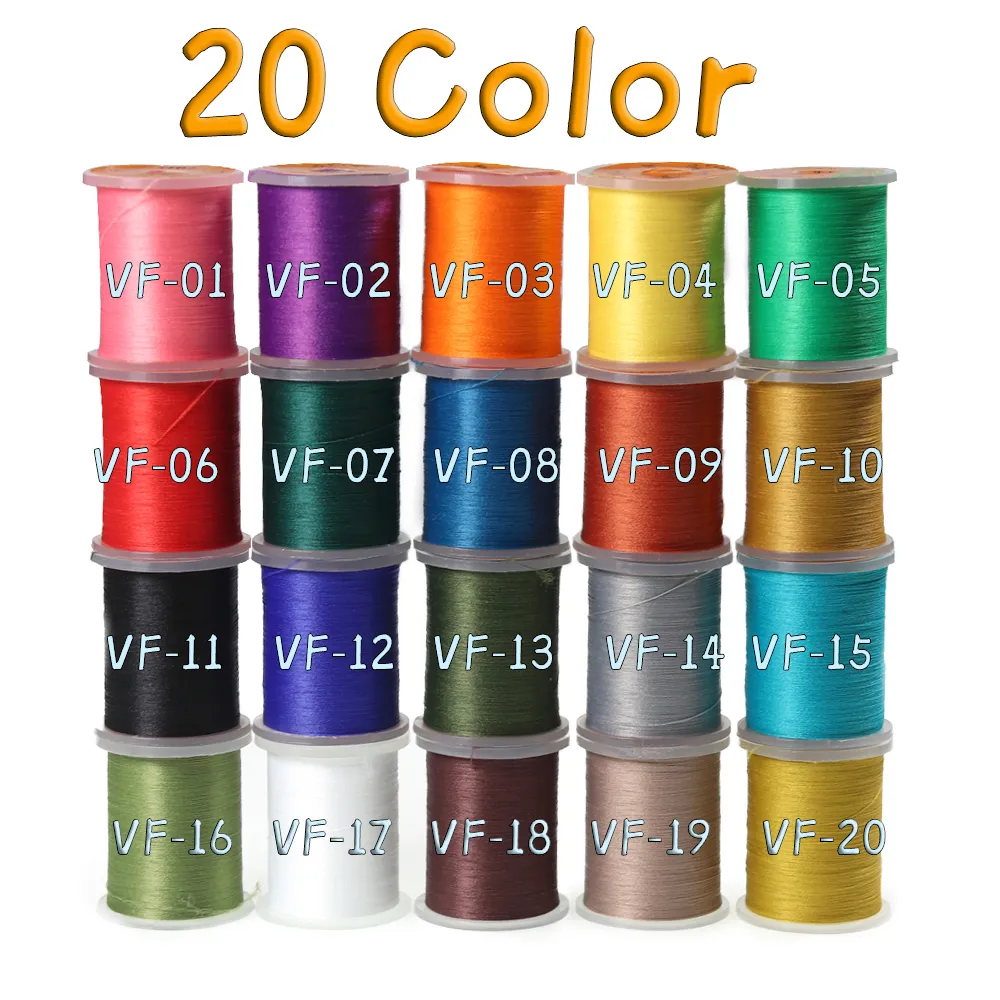 WIFREO 70D Strong Fly Tying Thread for Midges, Small Dry Flies - 20 ...