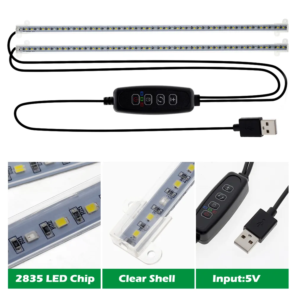 LED Strip Grow Light Full Spectrum USB Plant Light with Controller for ...