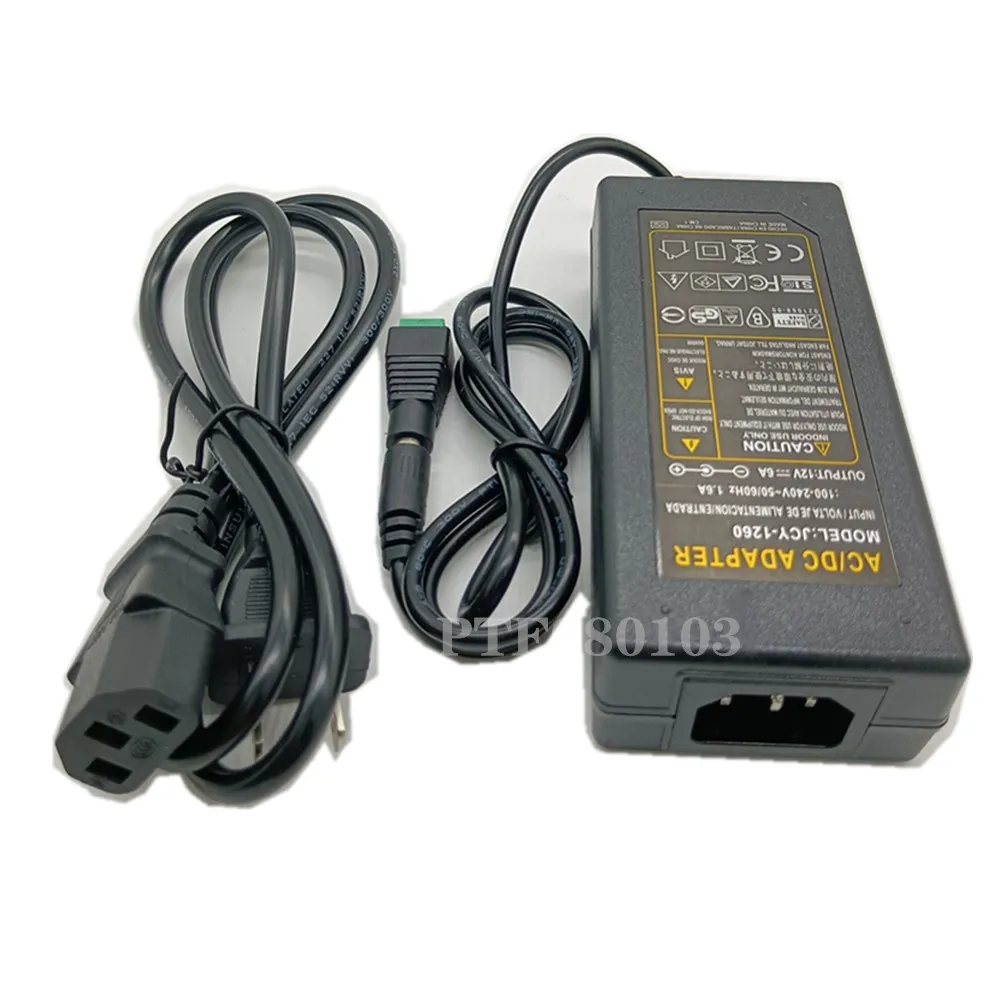 DHgate.com:Upgraded 72W AC 100V-240V to DC 12V 6A Power Adapter ...