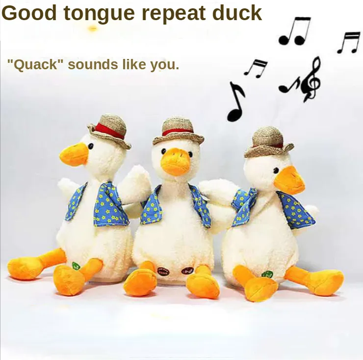 DHgate.com:Talking Repeat Duck Plush Toy: Multipet Look Who's Talking ...