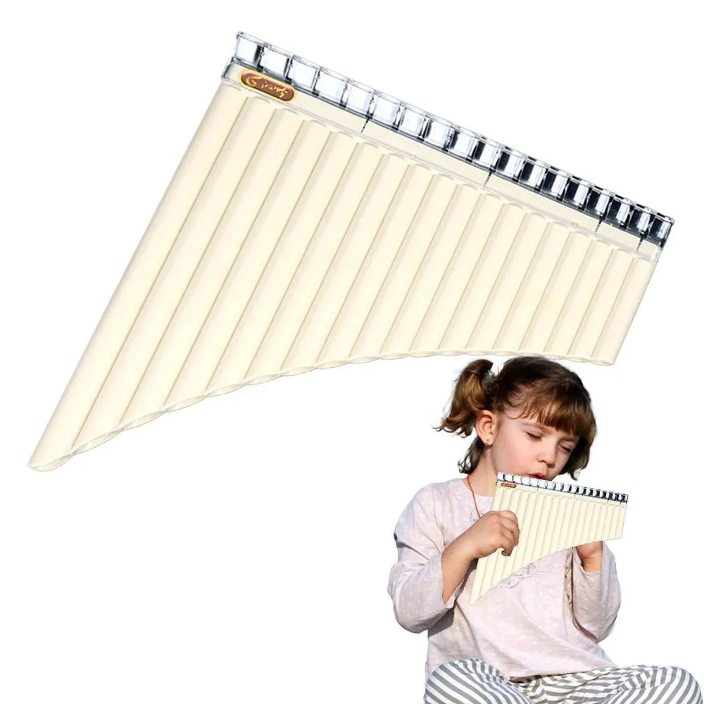 DHgate.com:"C Key Pan Flute for Beginners - 18 Pipes with Mouthpiece ...