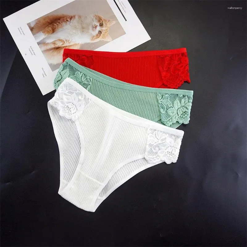 Women's Cotton Ribbed Briefs 3 Pack Comfortable & Soft Sports Underwear ...