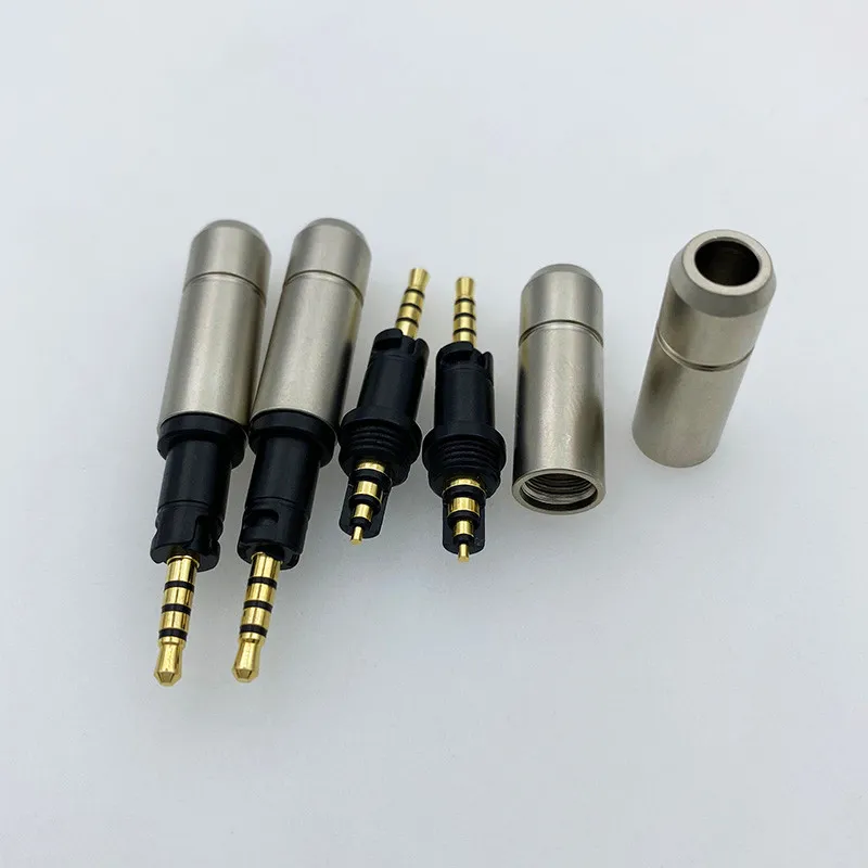Gold-Plated 2.5mm 4-Pole Balanced Earphone Plug Audio Jack Adapter ...