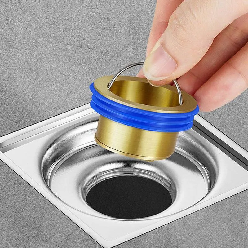 Floor Drain Odor Stopper, Overflow Drain Cover: One Way Valve Shower ...
