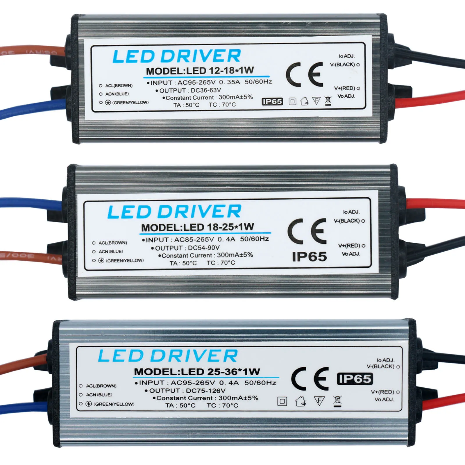 DHgate.com:LED Waterproof Transformer Driver, 3W 4-7W 8-12W 12-18W LED ...