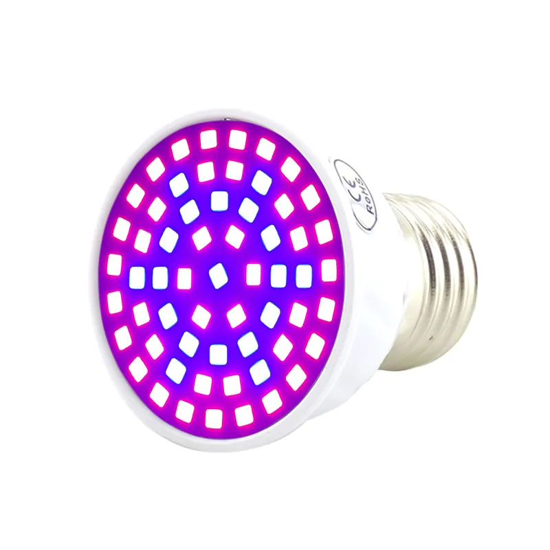 60W Full Spectrum LED Grow Light with Clip Holder, Energy-Efficient ...