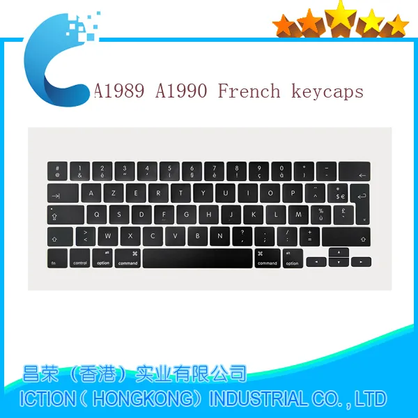 Original A1989 A1990 Keycaps for MacBook Pro 13 and 15 Keyboard with US ...