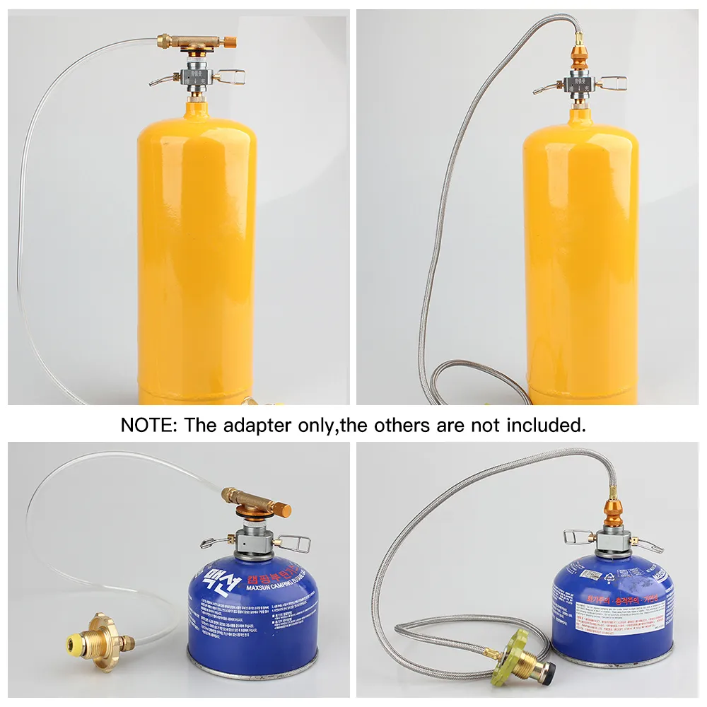Upgraded Portable Propane Refill Adapter with Safety Valves - Convert ...