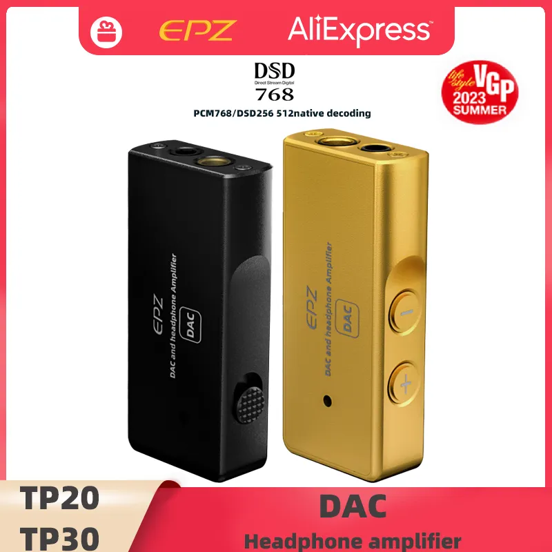 EPZ TP20 & TP30 MQA-Enabled USB DAC Amplifier: Pocket-Sized Hi-Fi Audio Experience for ...