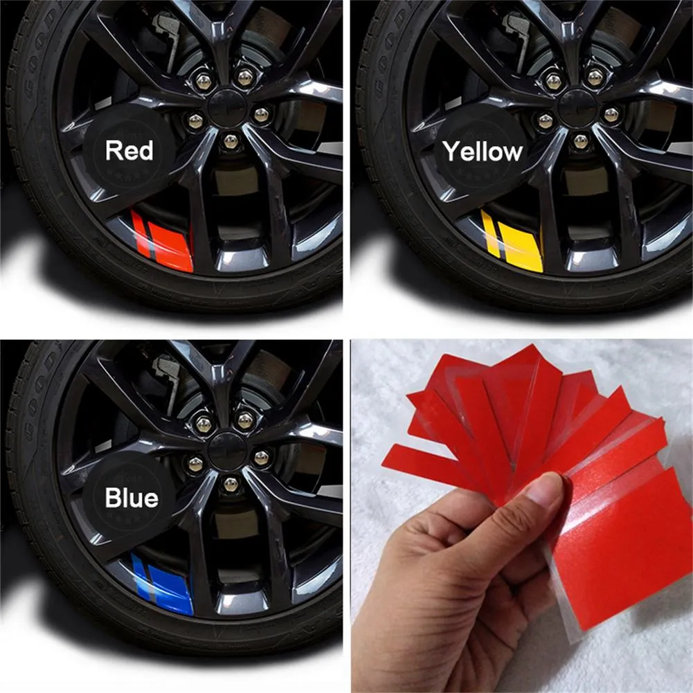 Wheel Decals For Cars Car Rim Reflective Tape, Durable PVC Wheel Rim ...
