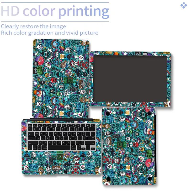 DHgate.com:DIY Four Sides Laptop Sticker Laptop Skin 12/13/14/15/17 ...