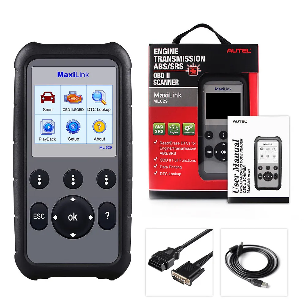 DHgate.com:Autel ML629 MaxiLink Enhanced OBD2 Scanner: Professional ABS ...