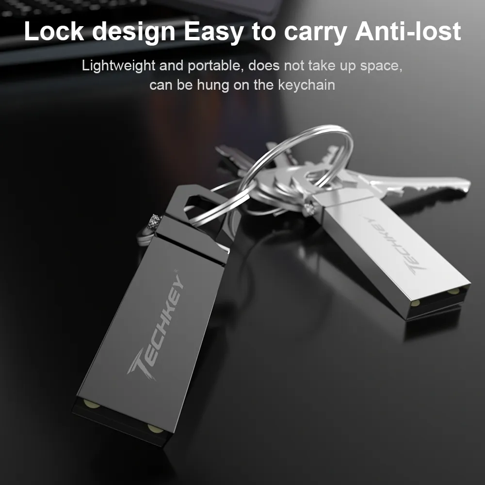 DHgate.com:Techkey 64GB Metal Pen Drive: High-Speed USB Flash Drive for ...
