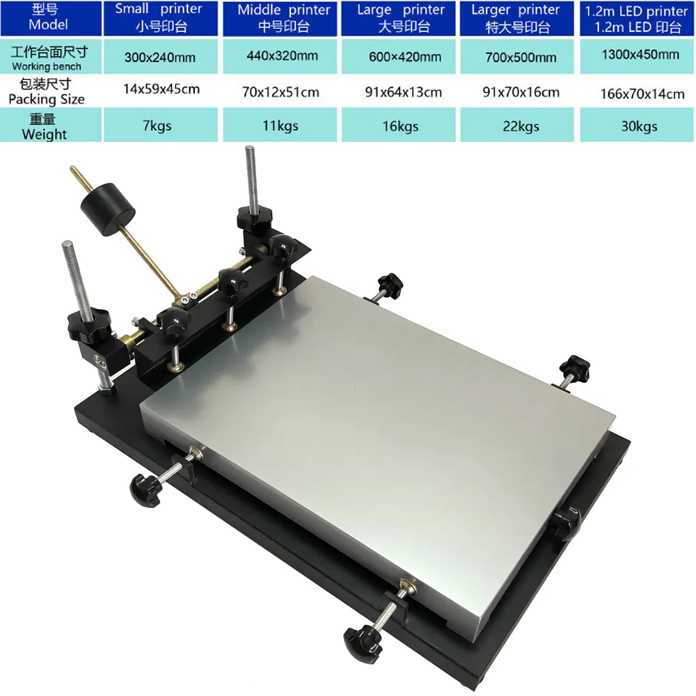 SMT tattoo stencil printer with PCB and Silk Screen Printing - Manual ...
