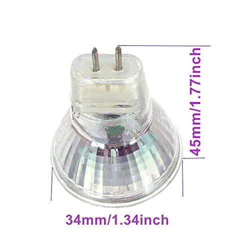 Ultra Bright 16-Pack 4W MR11 GU4 LED Bulbs - 400LM, 12V DC, Energy ...